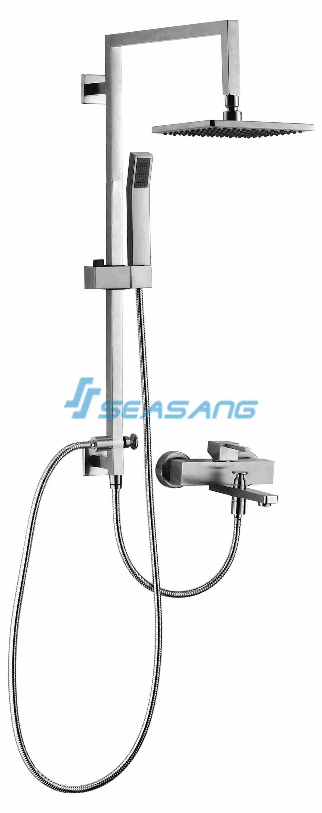 Stainless Steel Bathroom Rainfall Hand Shower Set with Watermark ...